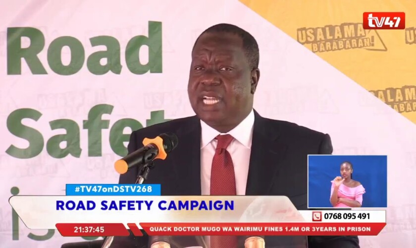 Interior CS Fred Matiang’i launches road safety campaign at NTSA ...